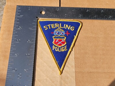 O b4 police patch patches Sterling Colorado triangle | eBay
