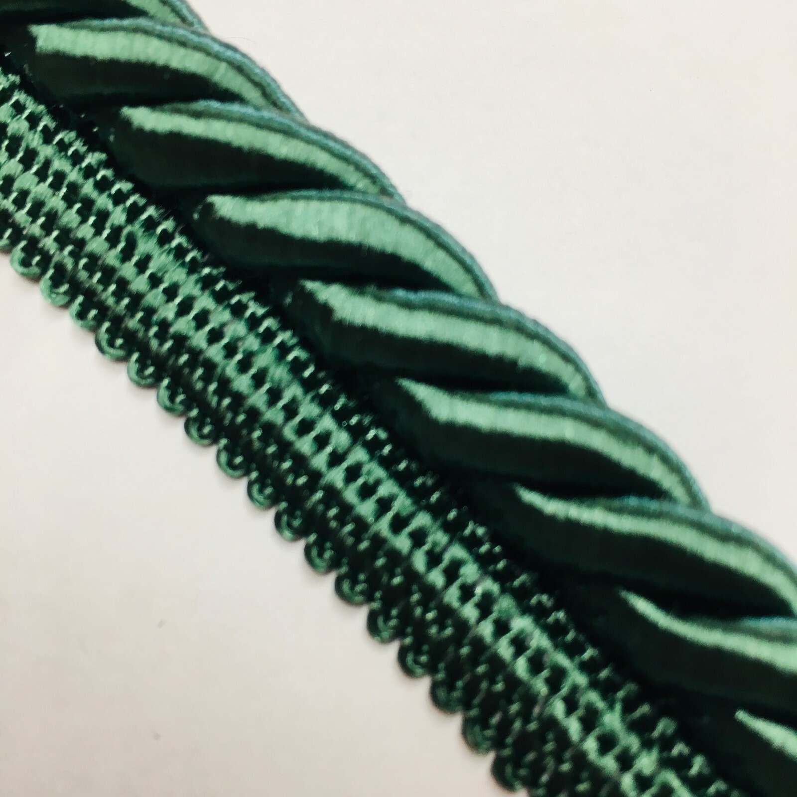 10mm Flanged Classic Cord Barley Twist Rope Piping Braid Trim Per Metre ...