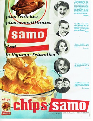 Publicité Advertising 079 1963 les chips Samo | eBay