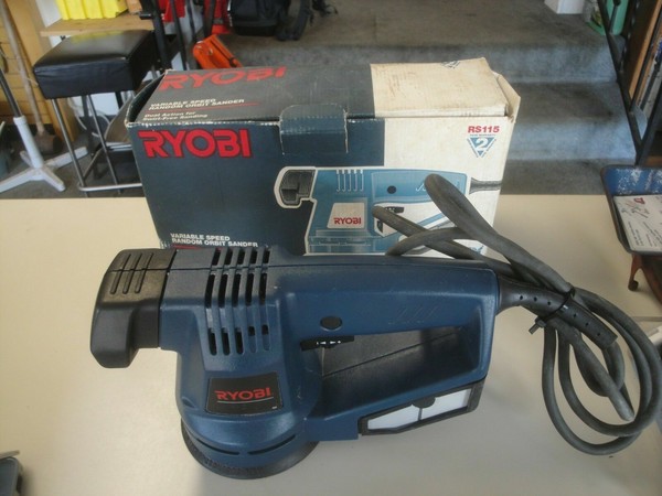 RYOBI RS-115 Orbital Sander with 10 Accessories and bag for sale online ...