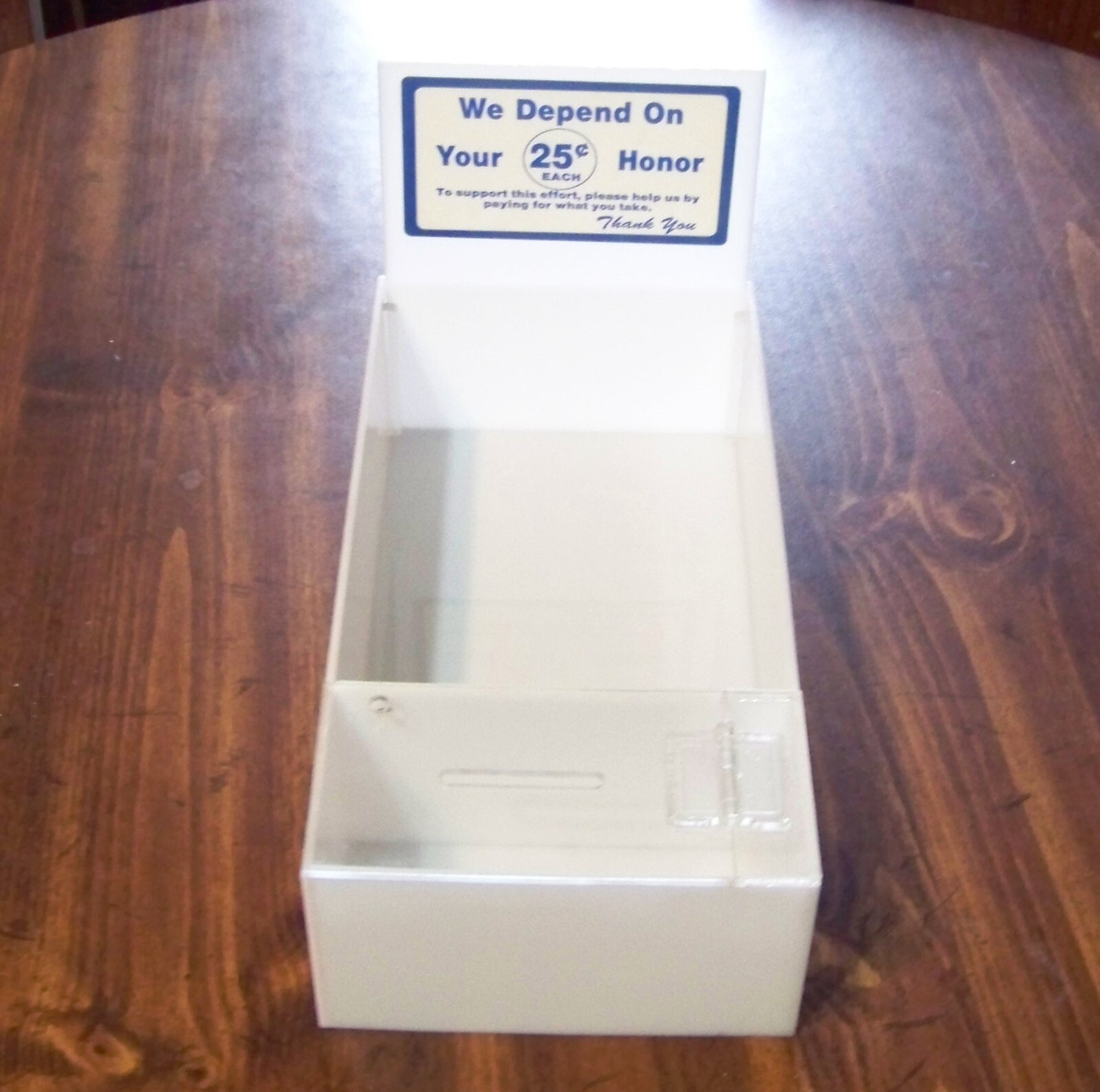 Honor System Vending Boxes - Plastic w/ Lockable Coin Section | eBay