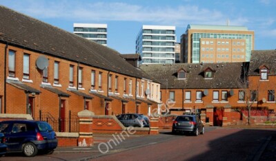 Photo 6x4 Stanfield Row, Belfast Beal Feirste Redeveloped street in The ...