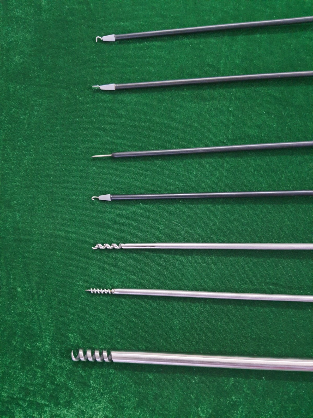 7pc Laparoscopic Myoma Screw/Monopolar Hook 5mmx330mm Surgical ...