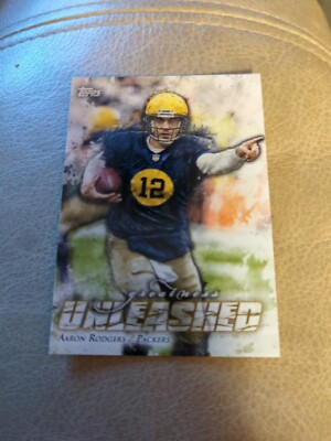 2014 Topps Football Greatness Unleashed GU-AR Aaron Rodgers, Green Bay ...