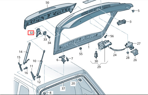 NEW VOLKSWAGEN TOUAREG CR7 ENTRY LIGHTING LEFT 760945291 ORIGINAL | eBay