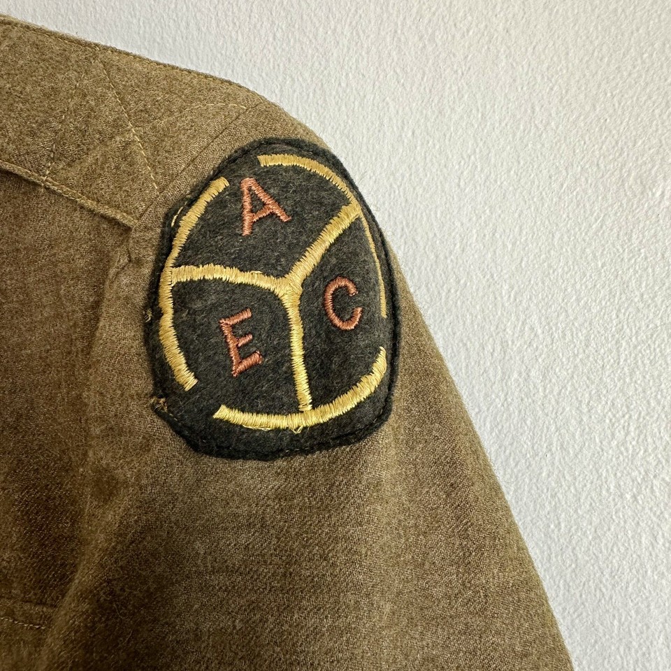 WW1 Patched US Army Embarkment Center Tunic Coat & Jacket Le Mans ...