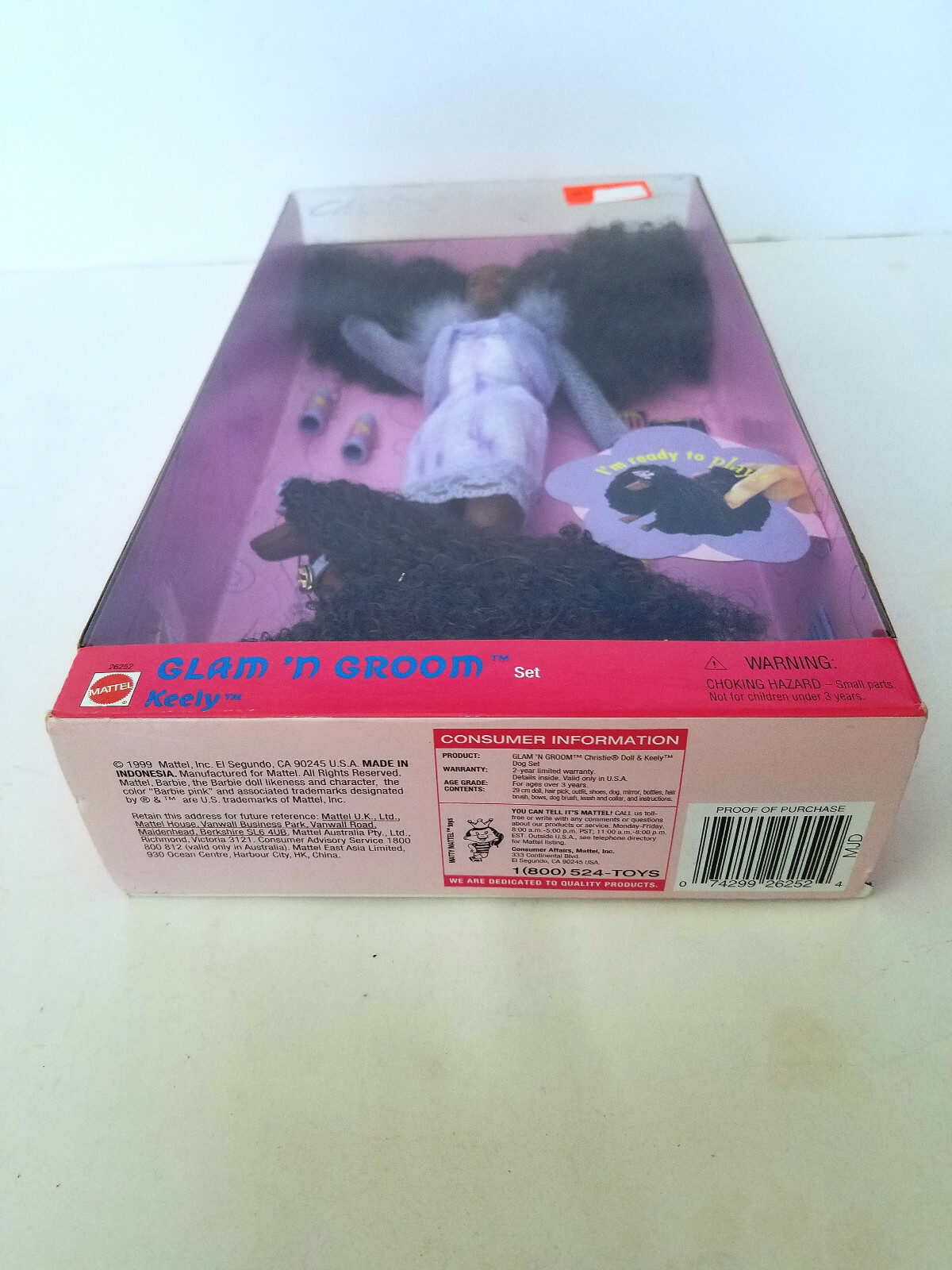 1999+Barbie+Glam+N+Groom+Christie+%26+Keely+Dog+Mattel+26252+AA+Doll ...