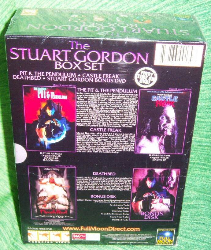 NEW FULL MOON STUART GORDON CASTLE FREAK PIT PENDULUM DEATHBED MOVIE ...