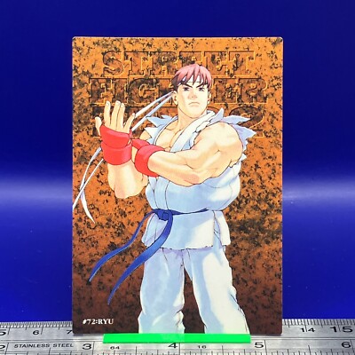 Ryu Street Fighter 1997 Vintage Card 1st Edition Very Rare Japanese ...