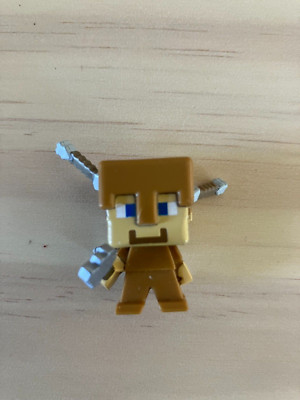 Minecraft Mini-Figures 1" Steve in Armor Arrows Mini Action Figure ...