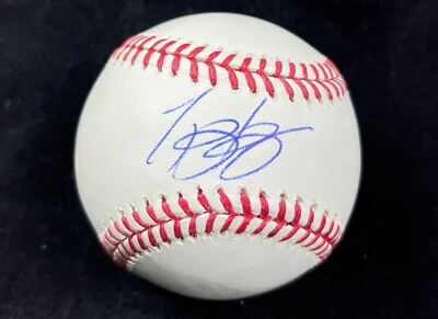 Todd Frazier signed baseball PSA/DNA Texas Rangers autographed | eBay