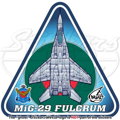 MIG-29 FULCRUM BANGLADESH AirForce Mikoyan-Gurevich MiG-29SE BAF Decal ...