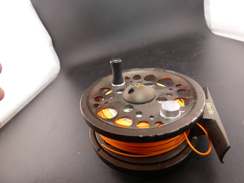 Vintage Martin Mountain Brook 56 Fly Fishing Reel & Line Outdoors River ...