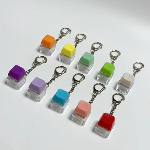 Keys Button Finger Keyboard Caps With Light Clicker Toy New Fidget ...