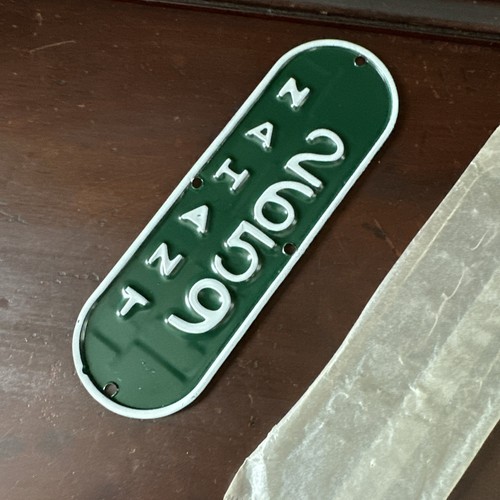 Vintage Massachusetts Bicycle Bike License Plate Tag Green White Never ...