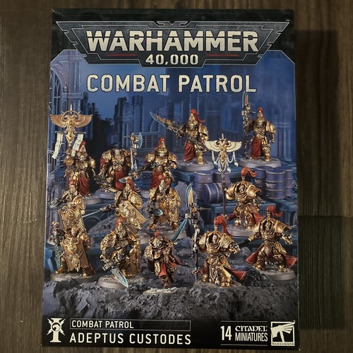 Games Workshop Warhammer 40K ADEPTUS CUSTODES COMBAT PATROL (10th Ed) - NEW 5011921204014| eBay