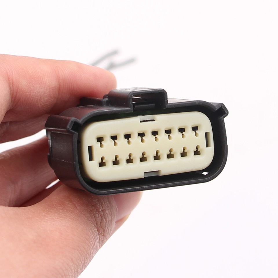 7-wire 16Pin LED Headlight Connector Pigtail for 15-17 Ford F150 2018 ...