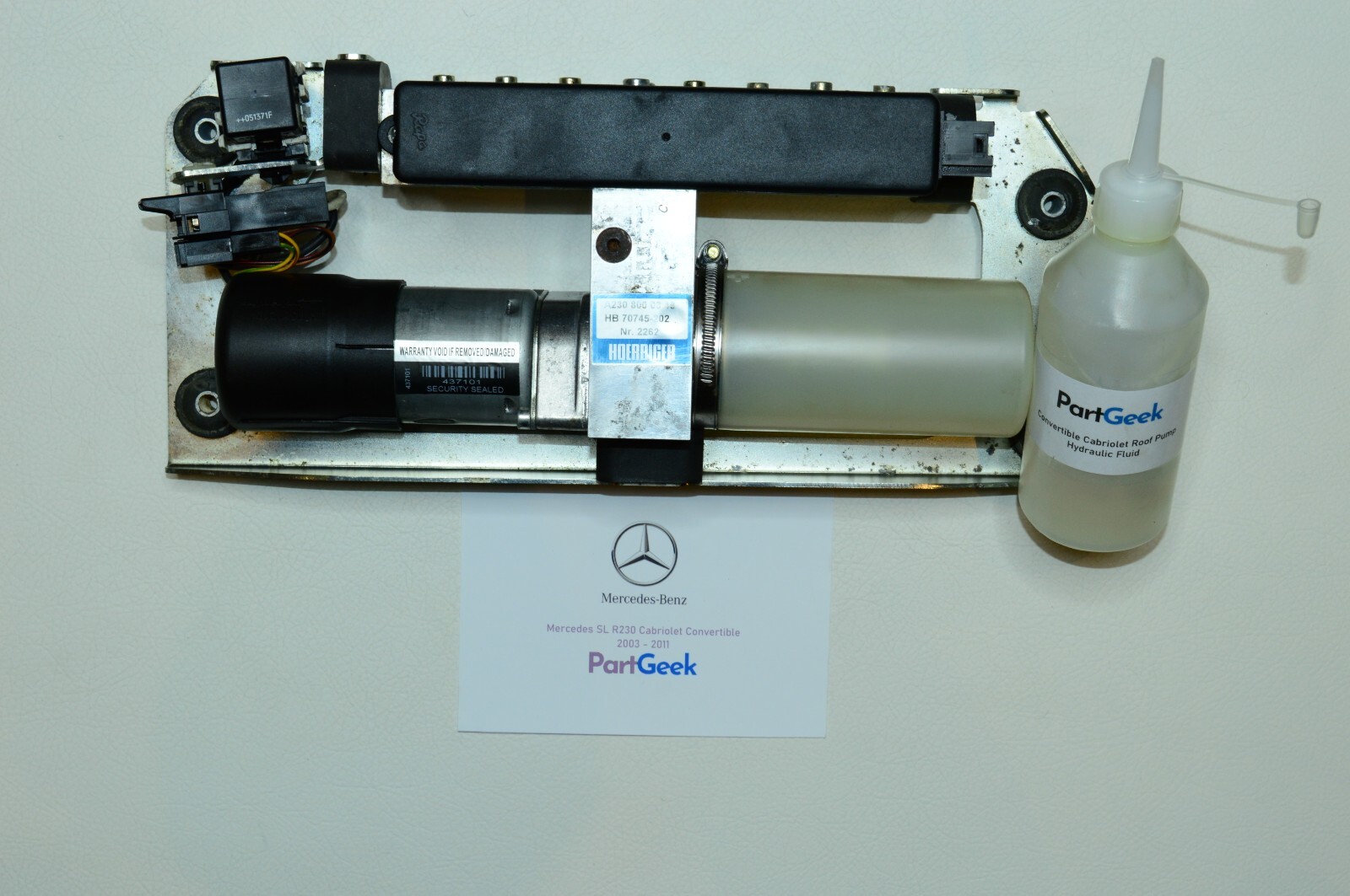 Mercedes-Benz SL R230 Roof Hydraulic Pump Motor (A2308000030) for sale ...