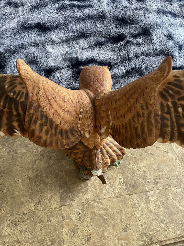 Screech Owl Porcelain Figurine by George McMonigle Franklin Mint 1990 ...