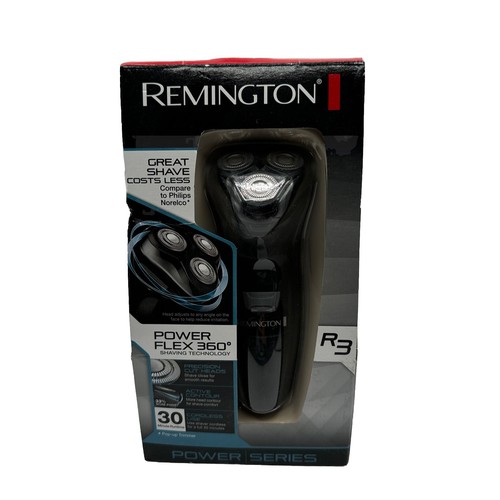 New Remington R3 Electric Cordless Rechargeable Razor Flex 360 Pop Up ...