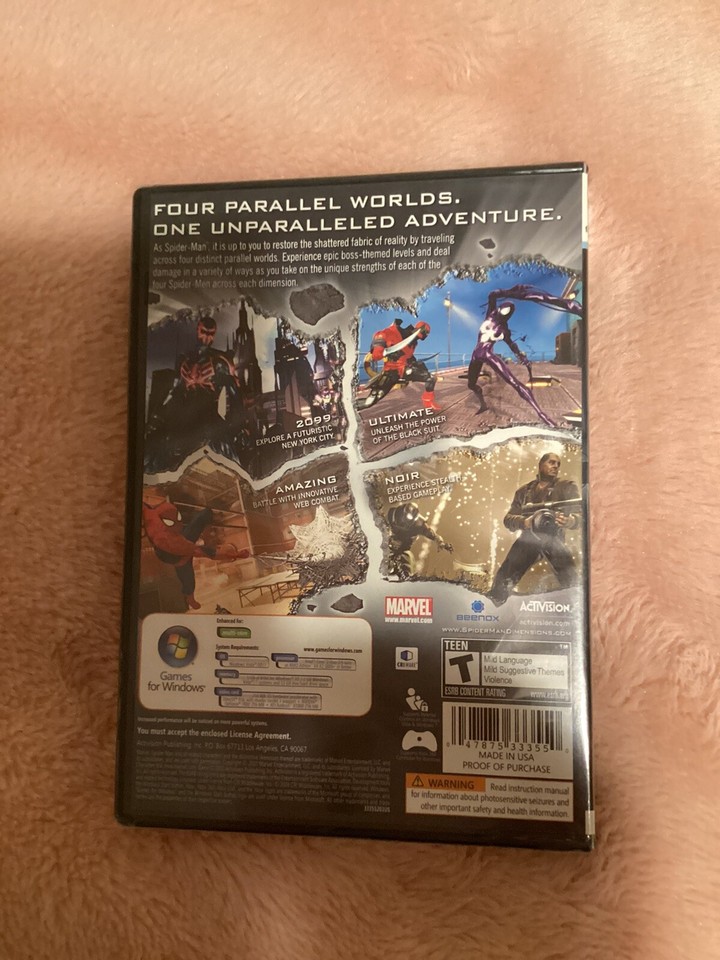 Spider-Man Shattered Dimensions (PC DVD Games For Windows) | eBay