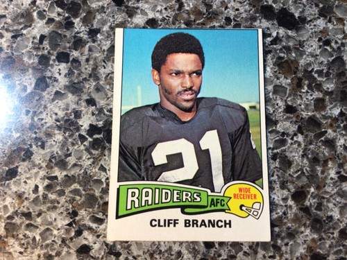 1975 Topps Cliff Branch Rookie #524 VG+ *CB3 | eBay