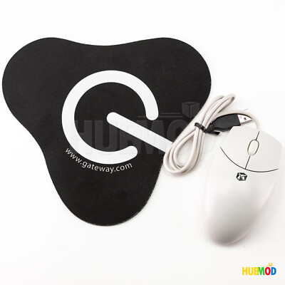 Vintage Gateway Logitech M-U69 Wired Ball USB Mouse with Gateway Mouse ...