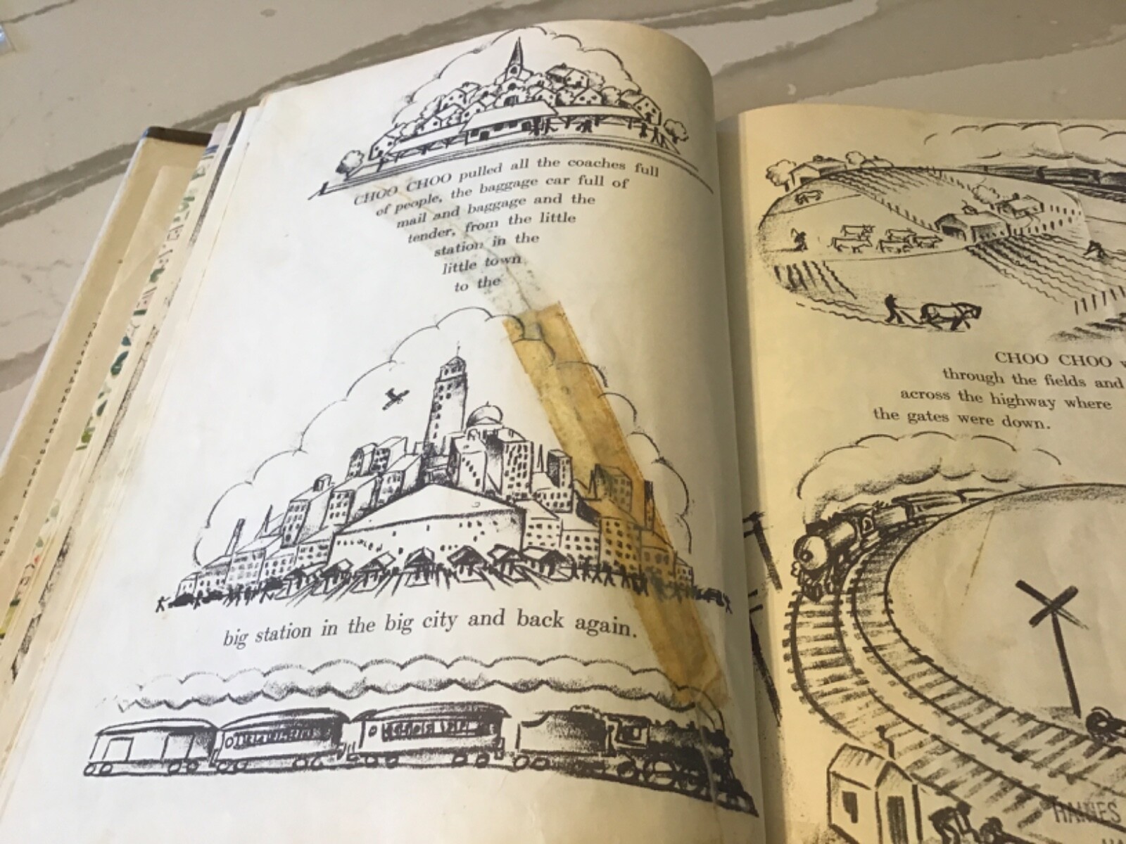 Virginia Lee Burton 1937 Choo Choo The Story of a Little Engine Who Ran ...