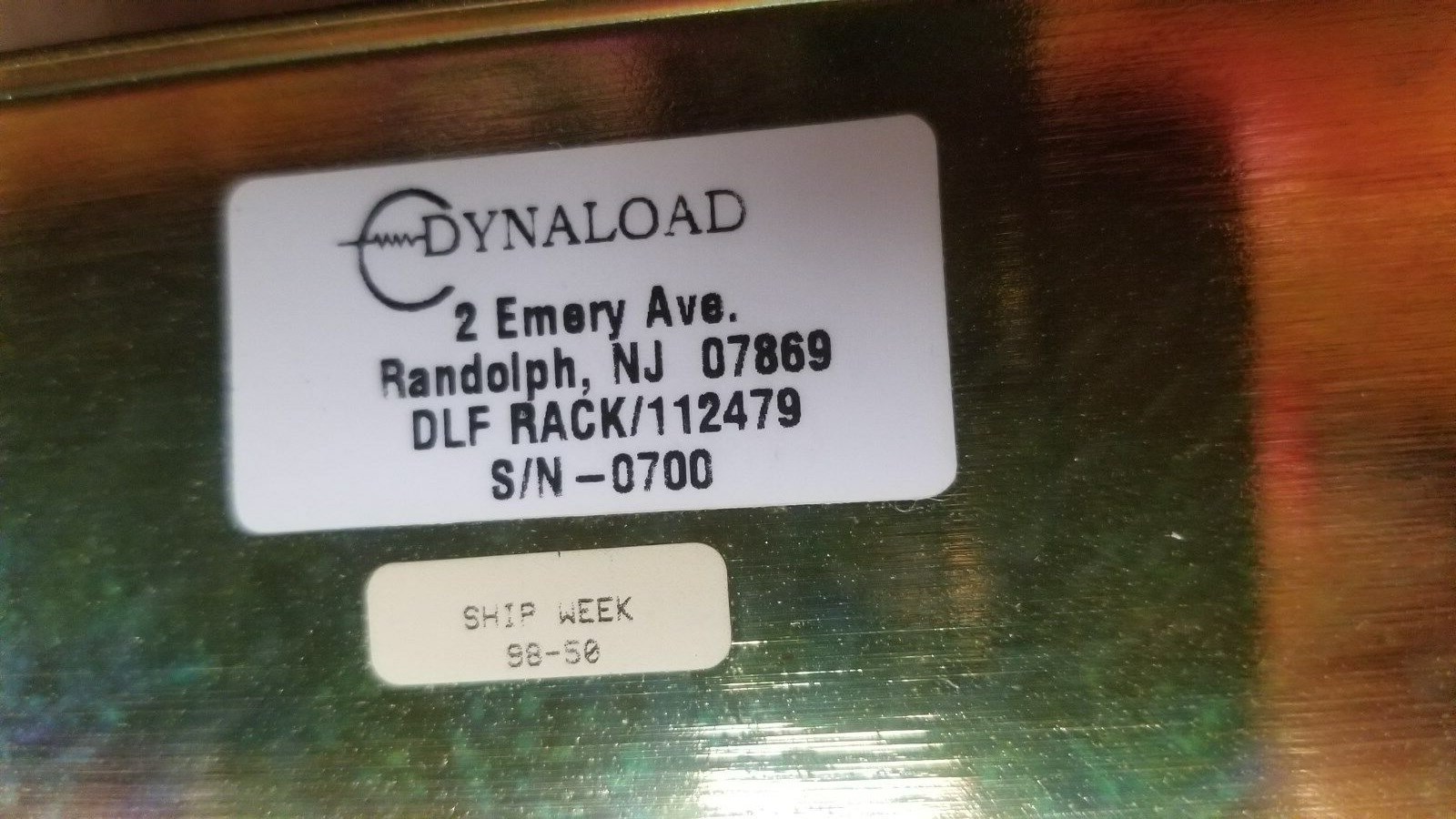 Transistor Devices DLFRACK/112479 Modular Dynaload Rack | eBay