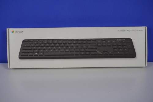 Microsoft Bluetooth Keyboard - Black (QSZ-00001) Model 1898 Windows 10/11 | eBay