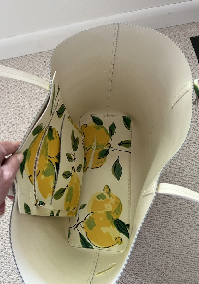 KATE SPADE Lemon Street Painterly Len Tote Handbag 🍋RARE | eBay