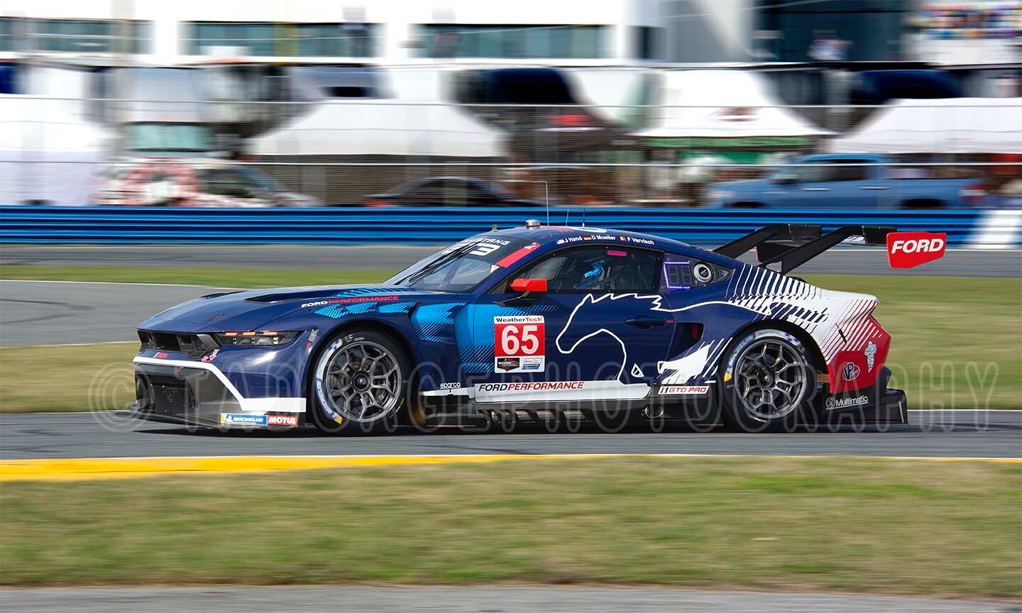 Ford Mustang GT3 IMSA GTD PRO #65 Rolex 24 Daytona 2024 Race Car Photo ...