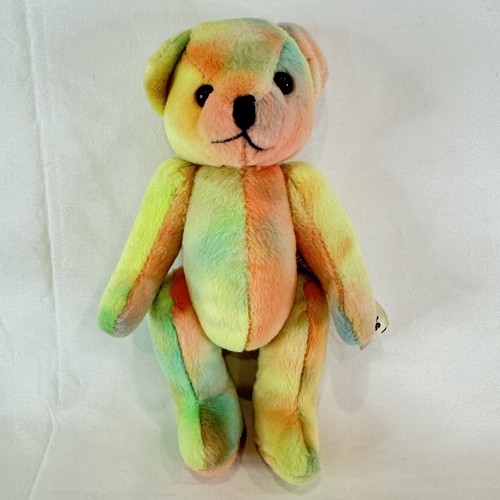 Tie Dye Pastel Rainbow Teddy Bear Stuffed Animal Creature Comforts Toys ...