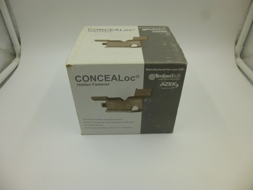 TimberTech CONCEALoc Deck Hidden Fasteners 175 Fasteners | eBay