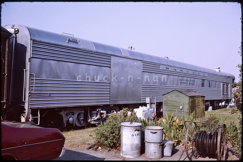 Original Slide Santa Fe ATSF Locomotive Simulator Car San Bernardino CA ...
