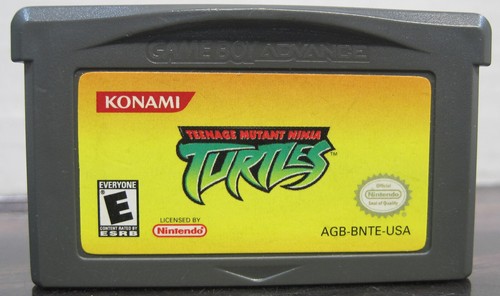 Nintendo Game Boy Advance SP Teenage Mutant Ninja Turtles Video Game ...