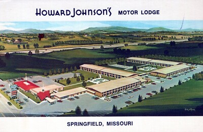 Springfield Missouri Howard Johnson's Motor Lodge Postcard | eBay
