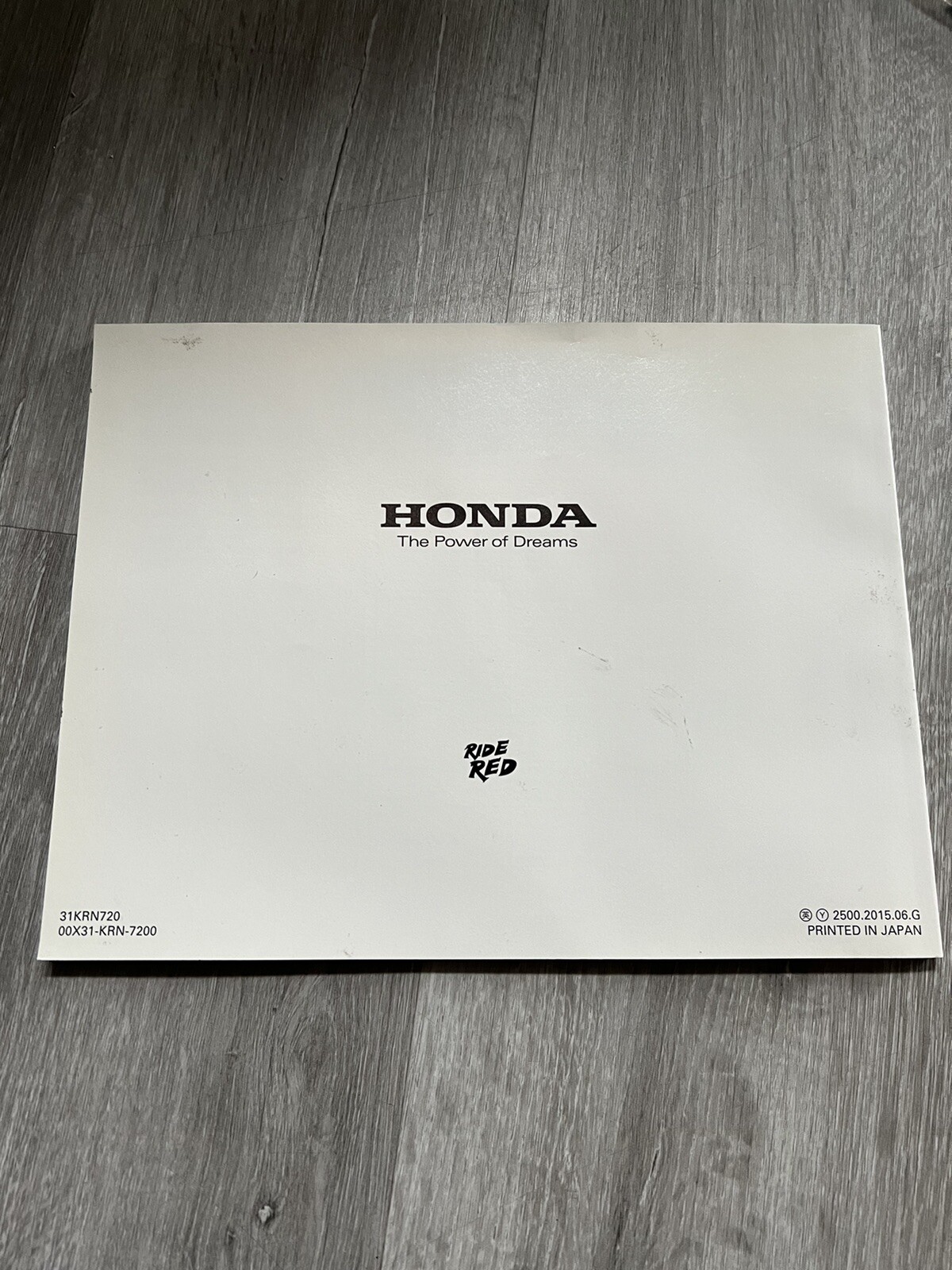 GENUINE OEM HONDA OWNERS MANUAL COMPETITION HANDBOOK 2016 CRF250R | eBay