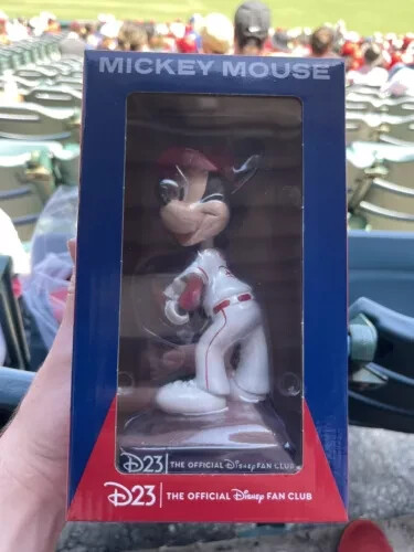 NEW 2024 LA Angels D23 Mickey Mouse bobble head figurine bobblehead ...