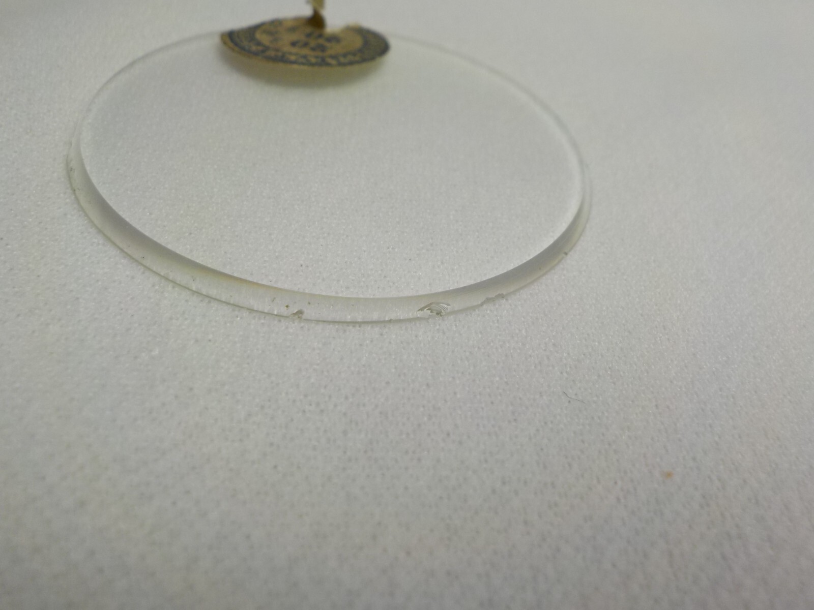 THICK GLASS POCKET WATCH CRYSTAL 20 2/16 REPLACEMENT WATCHMAKER NEW OLD ...