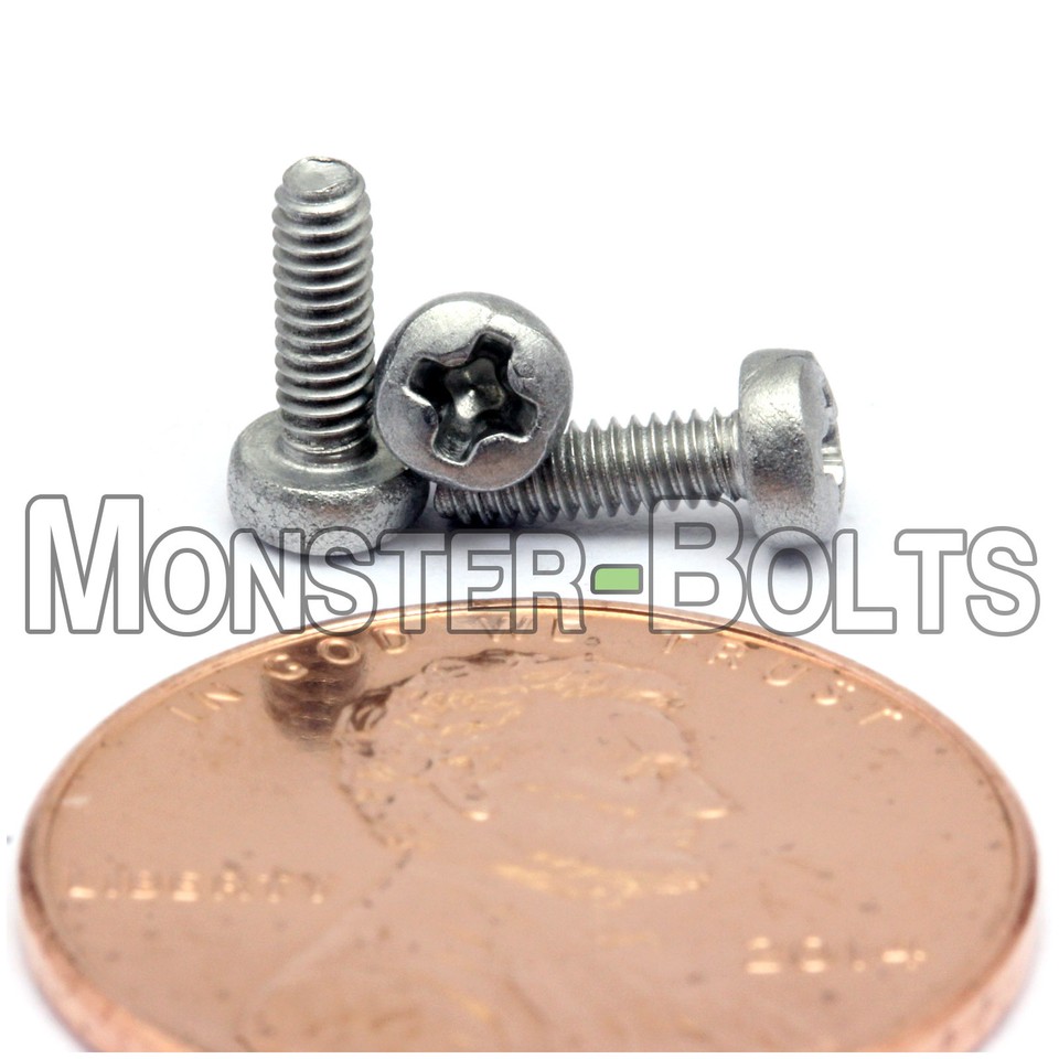 M2 / 2mm Phillips Pan Head Machine Screws, Stainless Steel A2, DIN 7985 ...