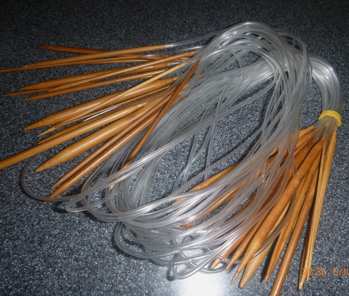 1pc 120cm Circular Flexible cable Natural BAMBOO KNITTING NEEDLES 2mm ...