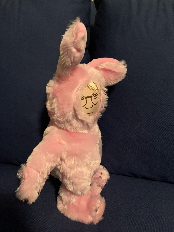 RALPHIE Bunny Suit Pink A Christmas Story Animated Musical Gemmy Toy ...