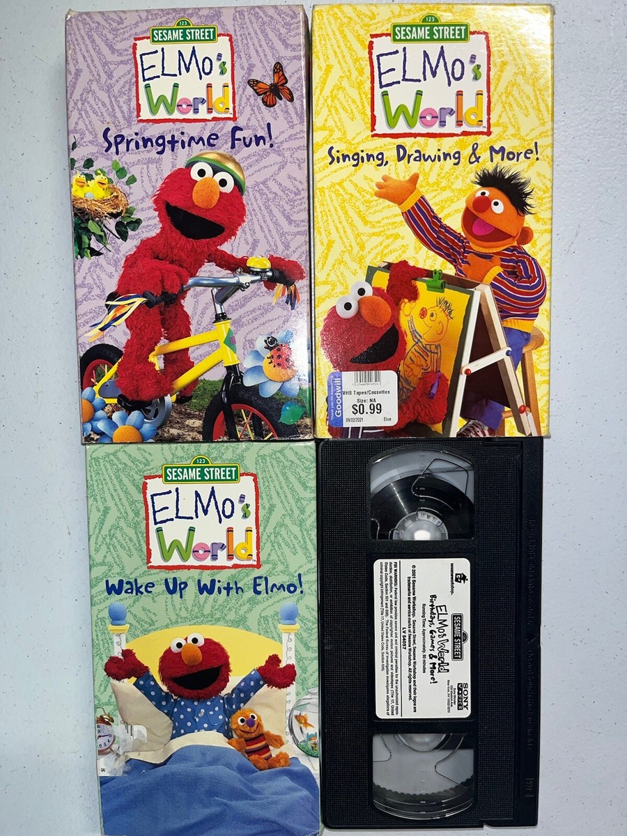 Lot Of 13 Sesame Street Barney Muppets Elmo Vhs Ebay Huge LOT Of 43