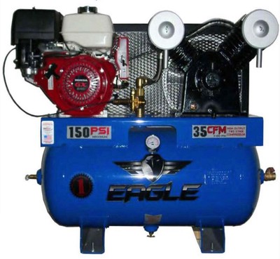 Eagle Compressor 30 Gallon Stationary Gas Compressor | eBay