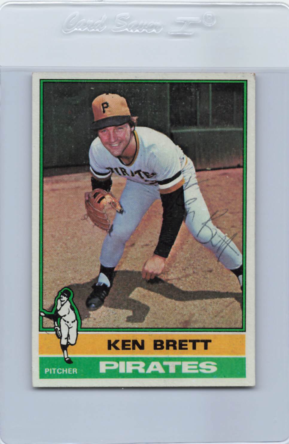 1976 Topps #401 Ken Brett Pirates Signed Auto *G2694 | eBay