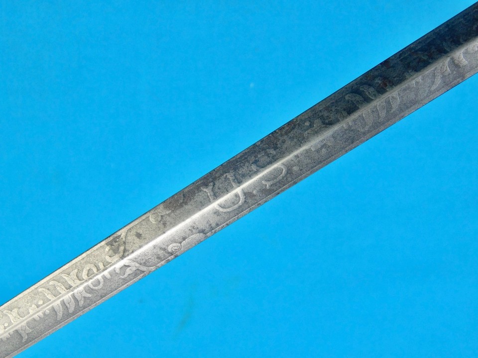 Antique US Model 1860 Springfield Armory SA Officer's Engraved Sword w ...
