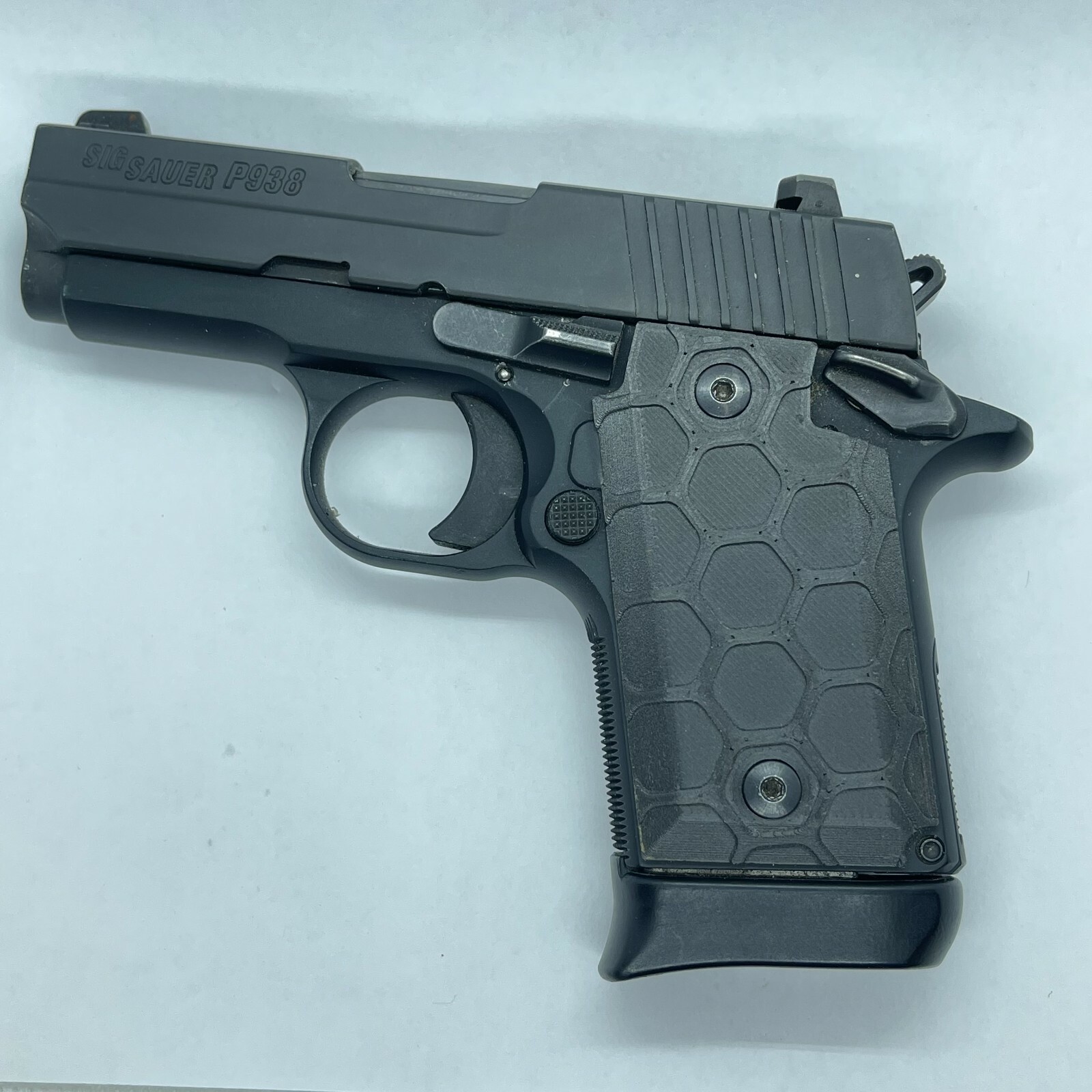 CUSTOM CARBON FIBER HONEY GRIP CHAMFER SIG SAUER P938 GRIPS | eBay