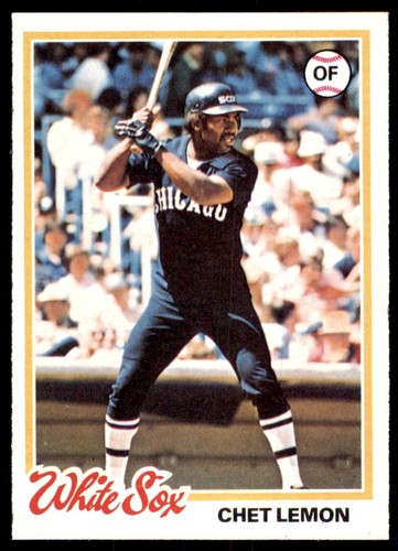 1978 TOPPS CHET LEMON CHICAGO WHITE SOX #127 | eBay