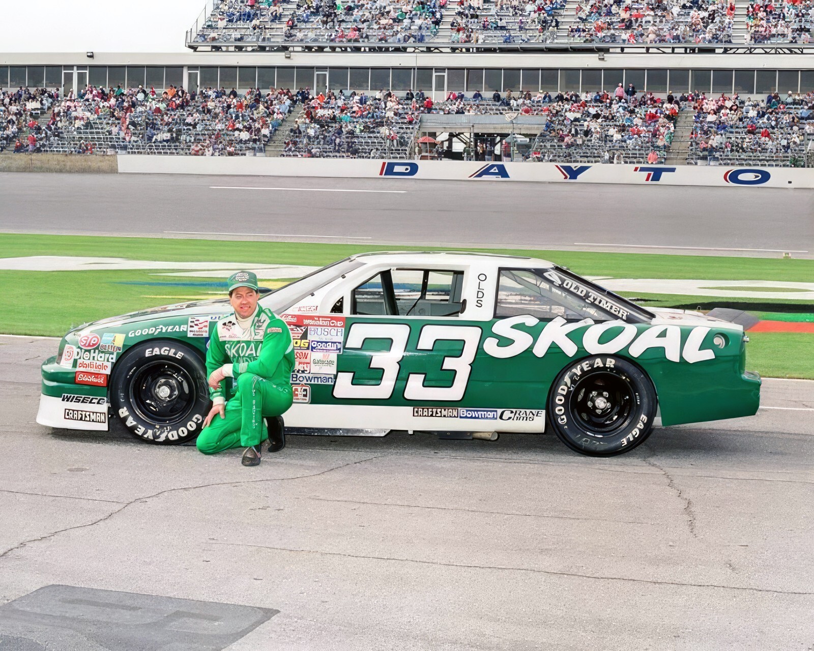 Harry Gant NASCAR Car & Driver Pose 8"X10" Glossy Photo Print 65P | eBay